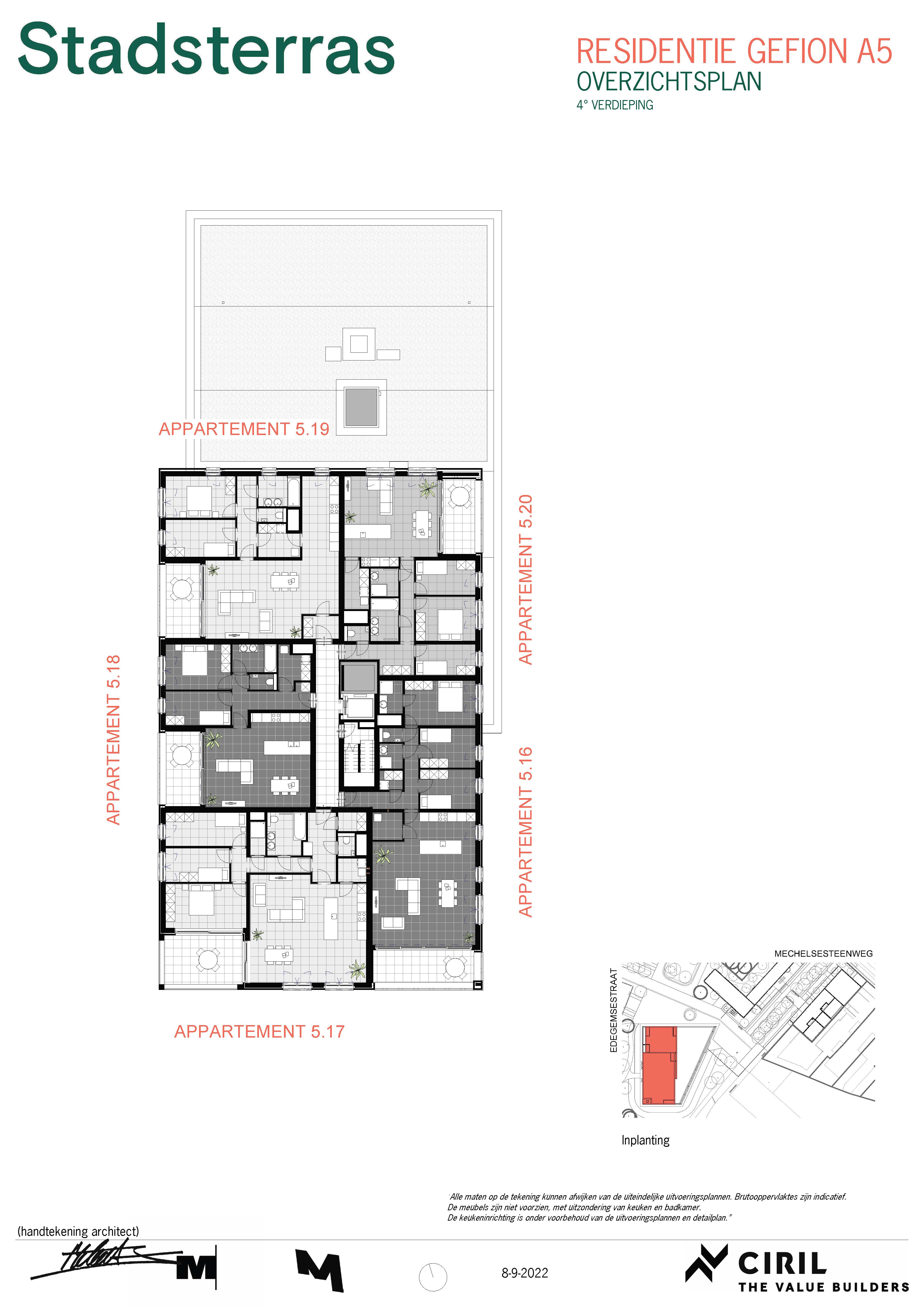 Project: STADSTERRAS te MORTSEL (2640)